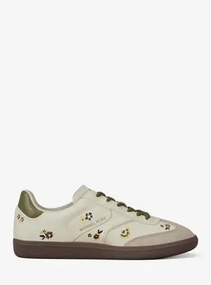 Michael Kors Benny Embellished Sneaker - Cream