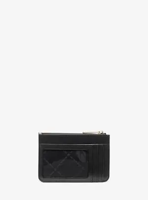 Michael Kors Jet Set Travel Small Printed Houndstooth Print Coin Pouch
