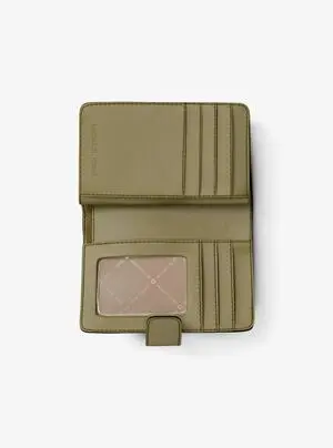 Michael Kors Jet Set Travel Medium Signature Logo Billfold Wallet