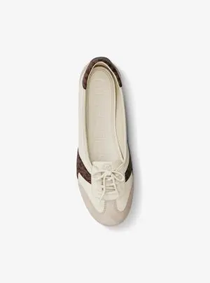 Michael Kors Brielle Signature Logo Trim Sneakerina