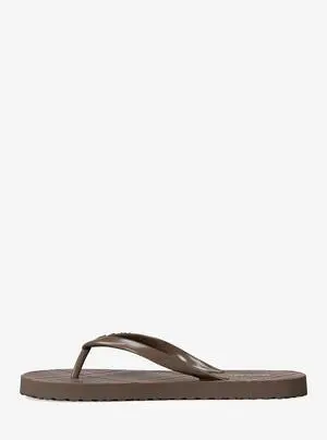 Michael Kors Plaid Print Flip Flop