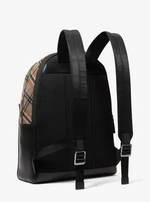 Michael Kors Pacey Plaid Print Wool Blend Backpack