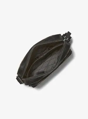 Michael Kors Cooper Plaid Wool Blend Flight Bag