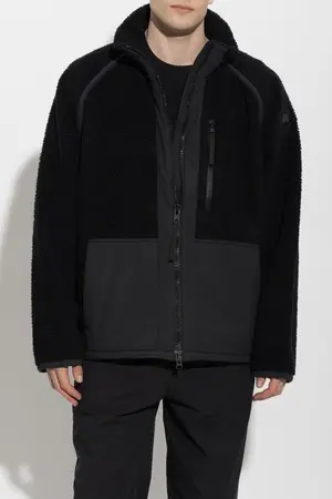 Canada Goose Fleece Jacket With Stand-up Collar