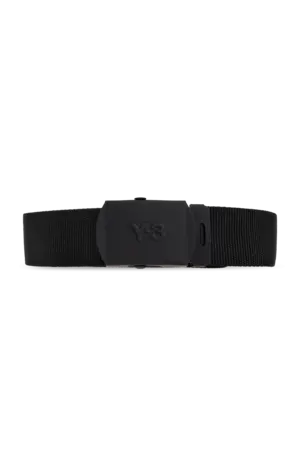 Y3 Belt With Buckle - Black