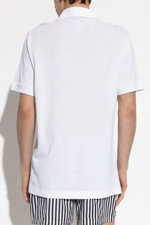 Dolce & Gabbana Polo Shirt With Logo Applique