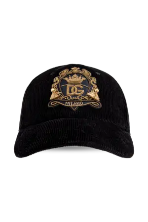 Dolce & Gabbana Corduroy Baseball Cap