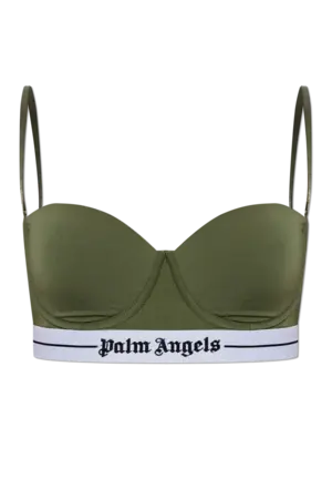 Palm Angels Bra With Detachable Straps - Green
