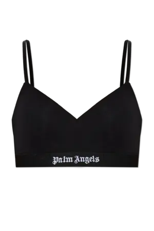 Palm Angels Logo Bra - Black