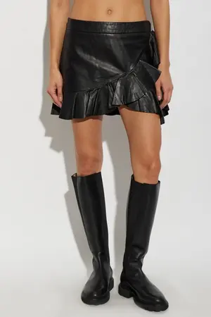ALLSAINTS Leather Skirt ‘luana