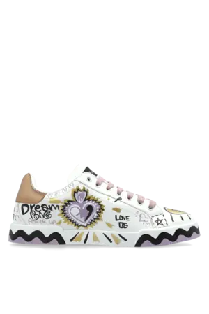Dolce & Gabbana Portofino" Sports Shoes - White