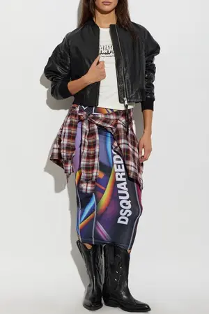 Dsquared2 Skirt With Logo
