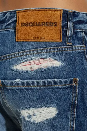 Dsquared2 Denim Shorts With A Vintage Effect
