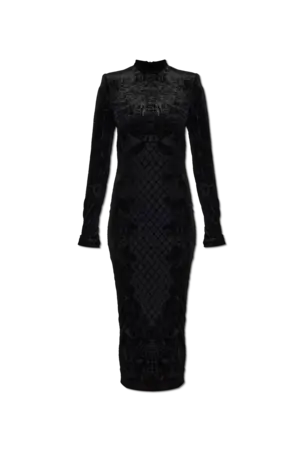 Balmain Velvet Dress - Black