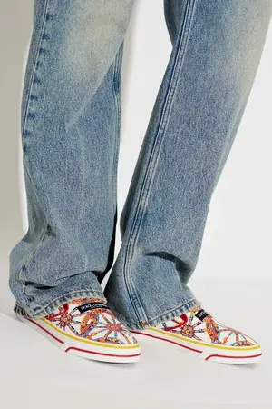 Dolce & Gabbana Dg Sailing' Shoes With 'carretto' Print