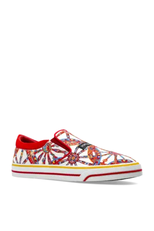 Dolce & Gabbana Dg Sailing' Shoes With 'carretto' Print
