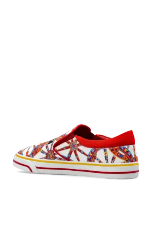 Dolce & Gabbana Dg Sailing' Shoes With 'carretto' Print