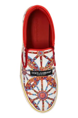 Dolce & Gabbana Dg Sailing' Shoes With 'carretto' Print