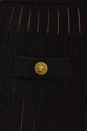Balmain Skirt With Decorative Pockets