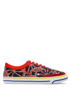 Dolce & Gabbana Sports Shoes With "carretto" Print - Multicolour