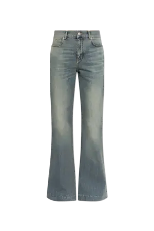 Alexander McQueen Flared-leg Jeans - Blue