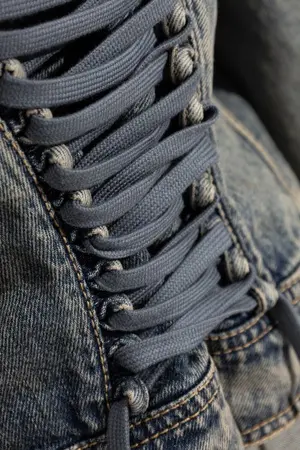 Alexander McQueen Denim Jacket With A 'vintage' Effect
