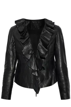 ALLSAINTS Leather Shirt ‘luana