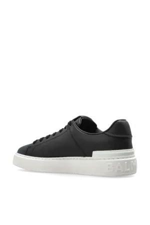 Balmain B-court Leather Sneakers - Black