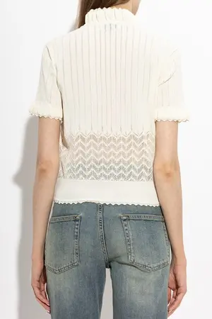 Alexander McQueen Top With A Turtleneck