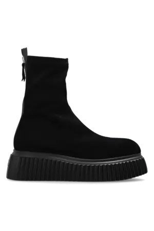 Agl Suede Platform Ankle Boots "mirabel