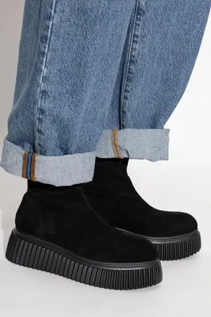 Agl Suede Platform Ankle Boots "mirabel