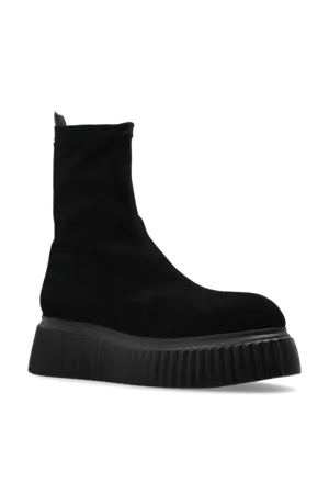 Agl Suede Platform Ankle Boots "mirabel