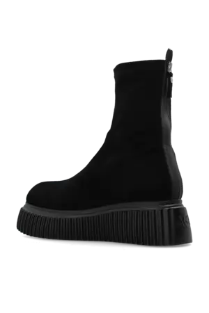 Agl Suede Platform Ankle Boots "mirabel