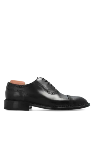 Kiton Leather Shoes - Black