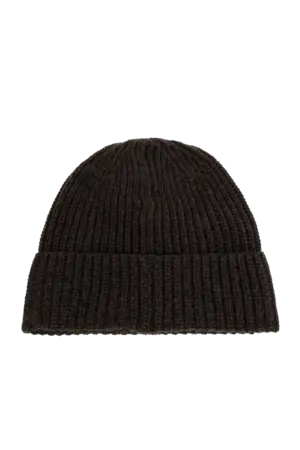 Stone Island Wool Beanie With Patch
