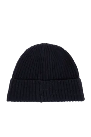 Stone Island Wool Beanie With Patch