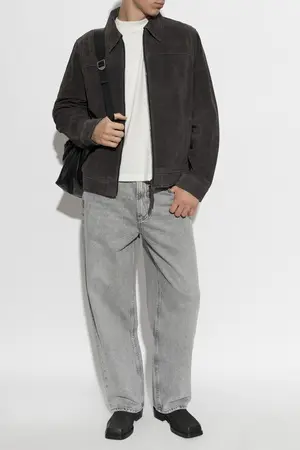 ALLSAINTS Rhone Suede Leather Jacket