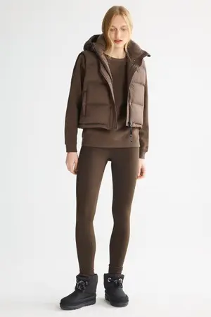 OROLAY Puff-o® Down Puffer Vest - Coffee