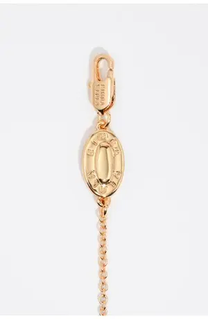 Bimba Y Lola Chain Crystal Necklace