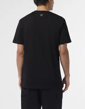 Philipp Plein Round Neck T-shirt Lava Skull
