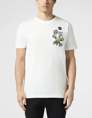 Philipp Plein Round Neck T-shirt Gelato Monsters - Offwhite