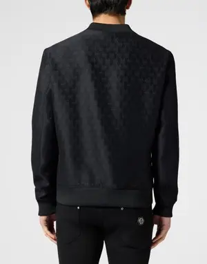 Philipp Plein Bomber Jacket Jacquard Monogram