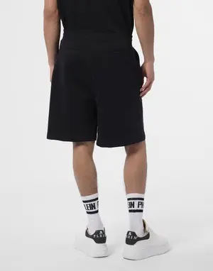 Philipp Plein Fleece Shorts Basic - Black