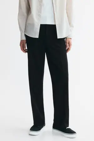 H&m Relaxed-fit Pants - Black