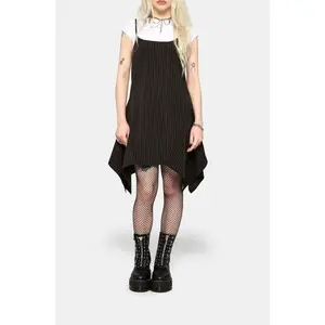 DISTURBIA Alecto Pinstripe Mini Dress