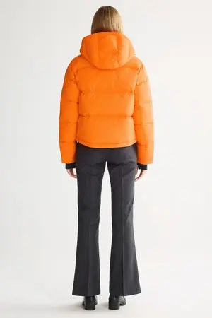 OROLAY Puff-o® Cropped Down Puffer Jacket - Orange