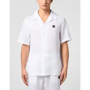Philipp Plein Bowling Shirt Basic - Offwhite