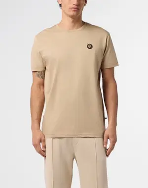 BILLIONAIRE Round Neck T-shirt Basic - Beige