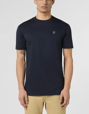 BILLIONAIRE Round Neck T-shirt Basic Men Navy