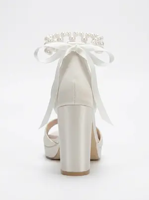 PROLOGUE SHOES Ksenia Platform Bridal Sandal
